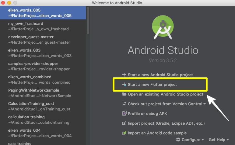 [Flutter]Android Studioで新しいプロジェクトの作り方 | みんプロ式 - 40代からの初心者向けスマホアプリ開発講座 ...